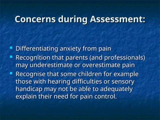 LESSON 5- PAIN_CONTROL_in_children NOTES .ppt