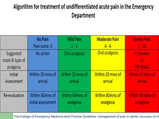 Pain control in Emergency Department | PDF
