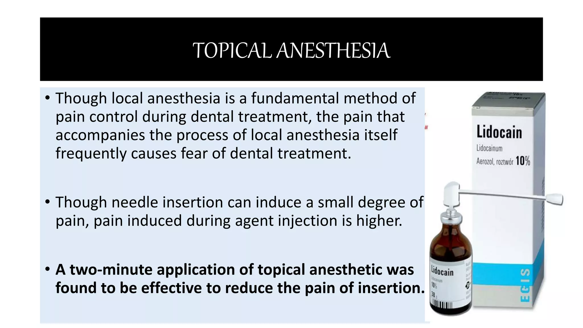 Pain control in endodontics | PPTX
