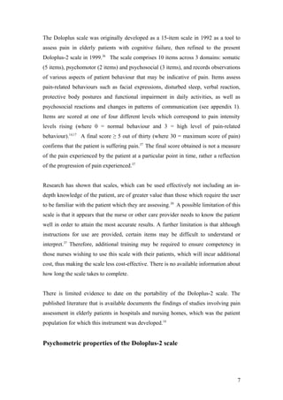 Pain in the elderly. How to better understand and rate it. | DOC