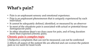Pain from psychiatric point of view | PPTX