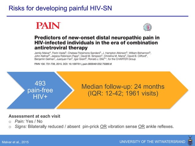 Painful HIV-associated sensory neuropathy | PDF | Brain and Nervous ...