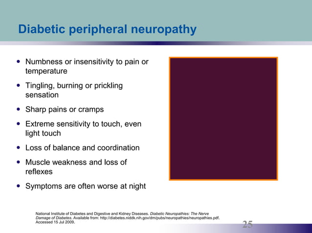 Painful diabetic peripheral neuropathy: diagnosis and management | PPTX