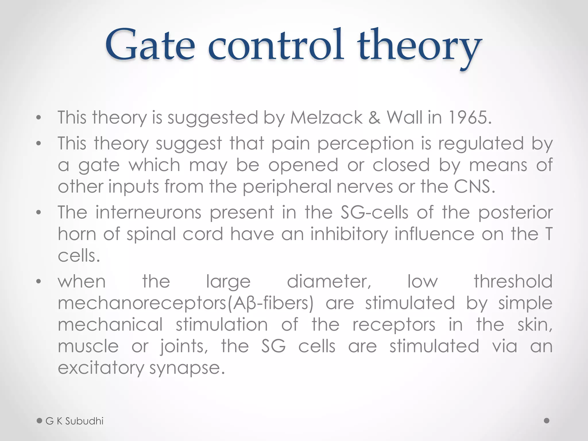Pain gait theory | PDF