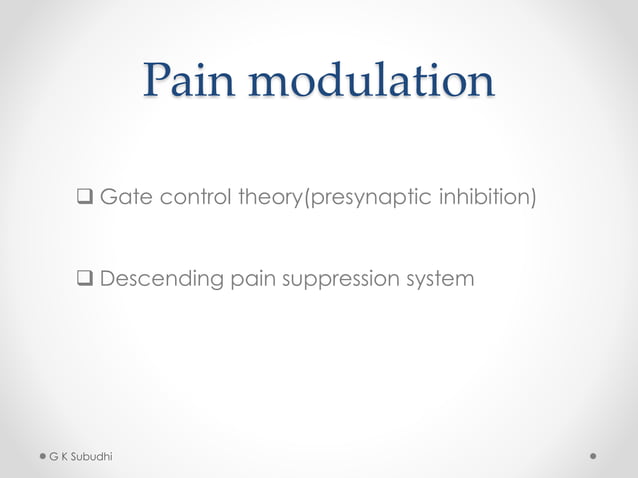 Pain gait theory | PDF | Brain and Nervous System Disorders | Diseases ...