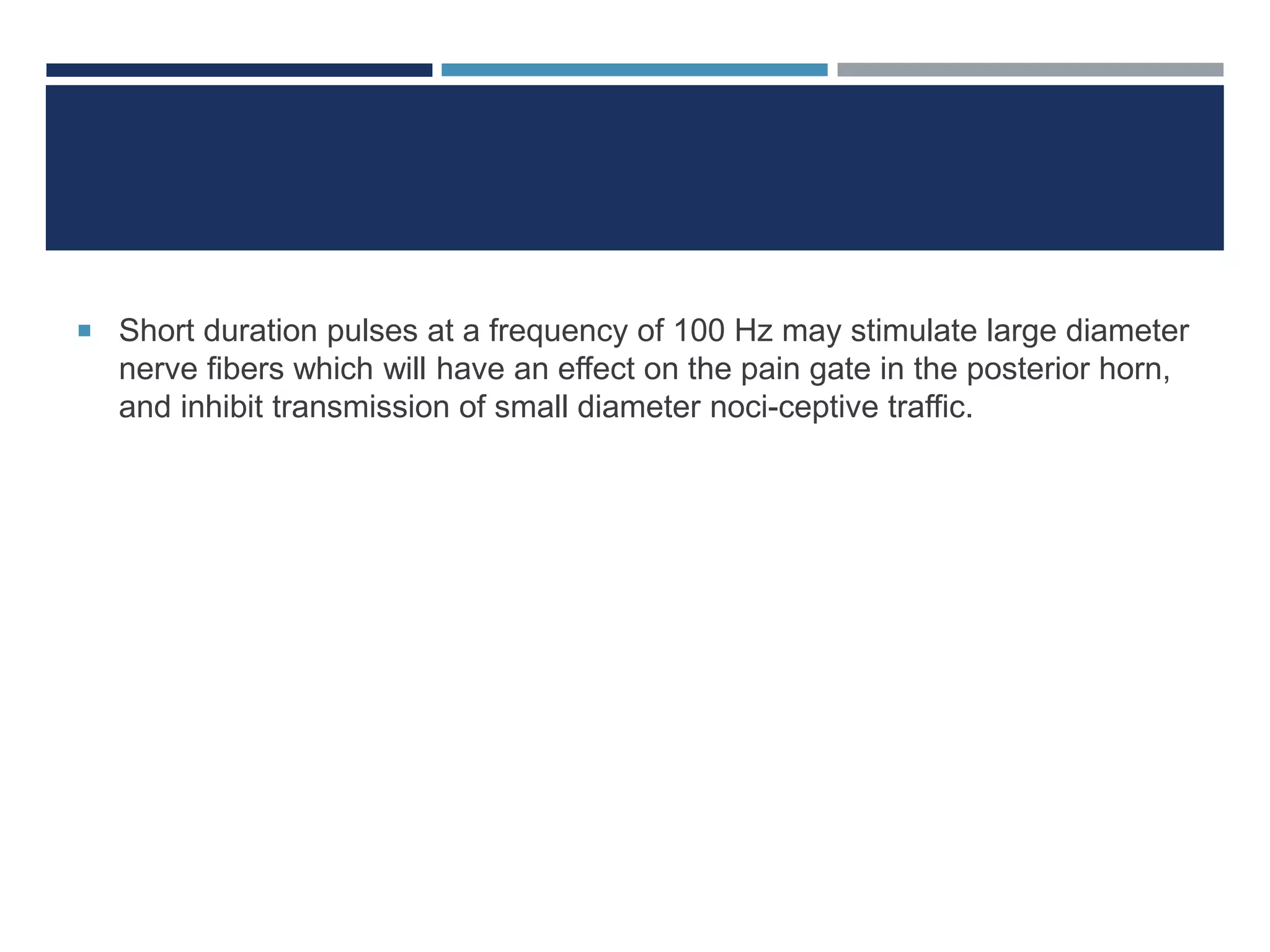 Pain gate theory | PPTX