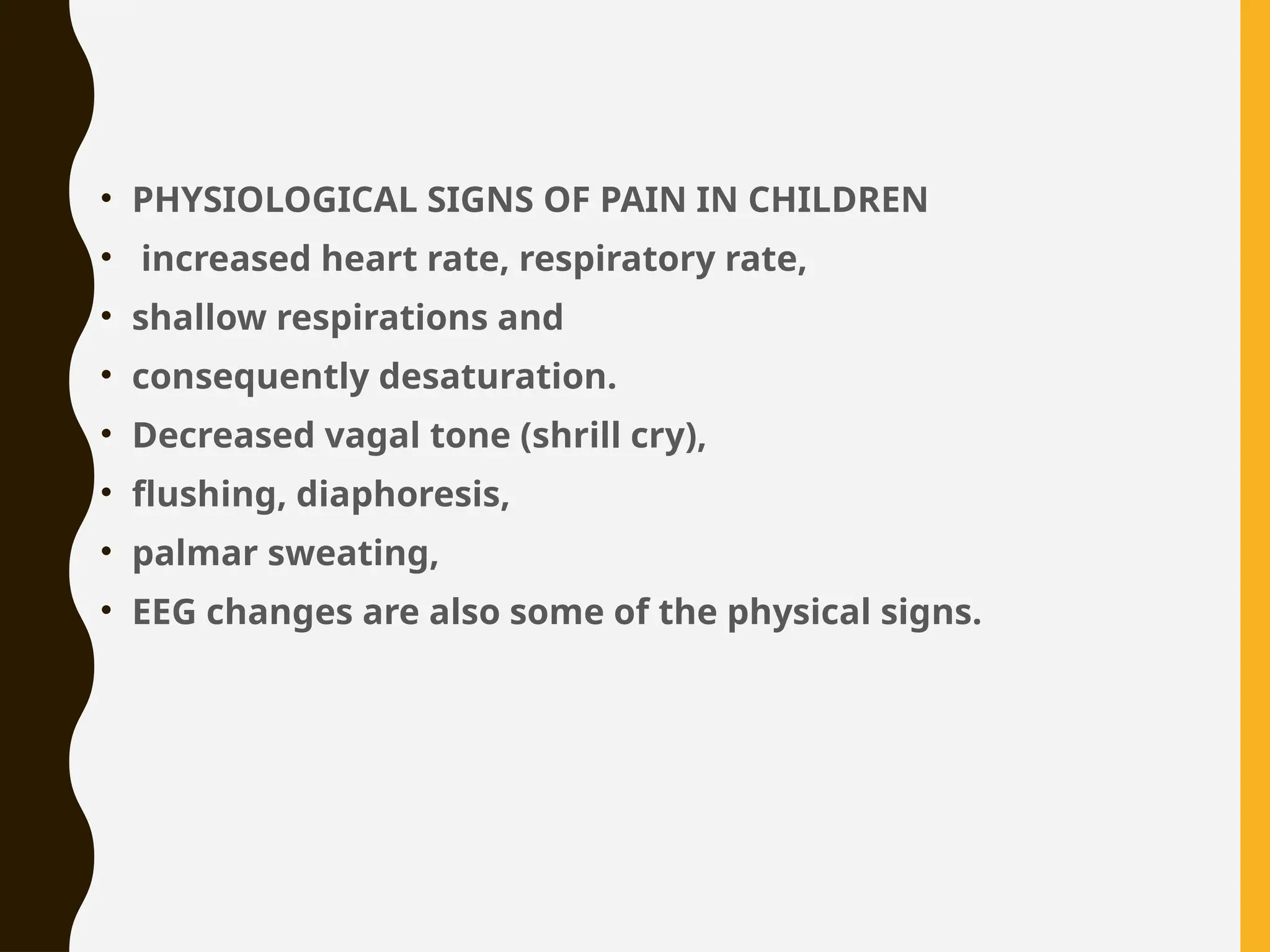 Pain in pediatrics powerpoint presentation | PPTX