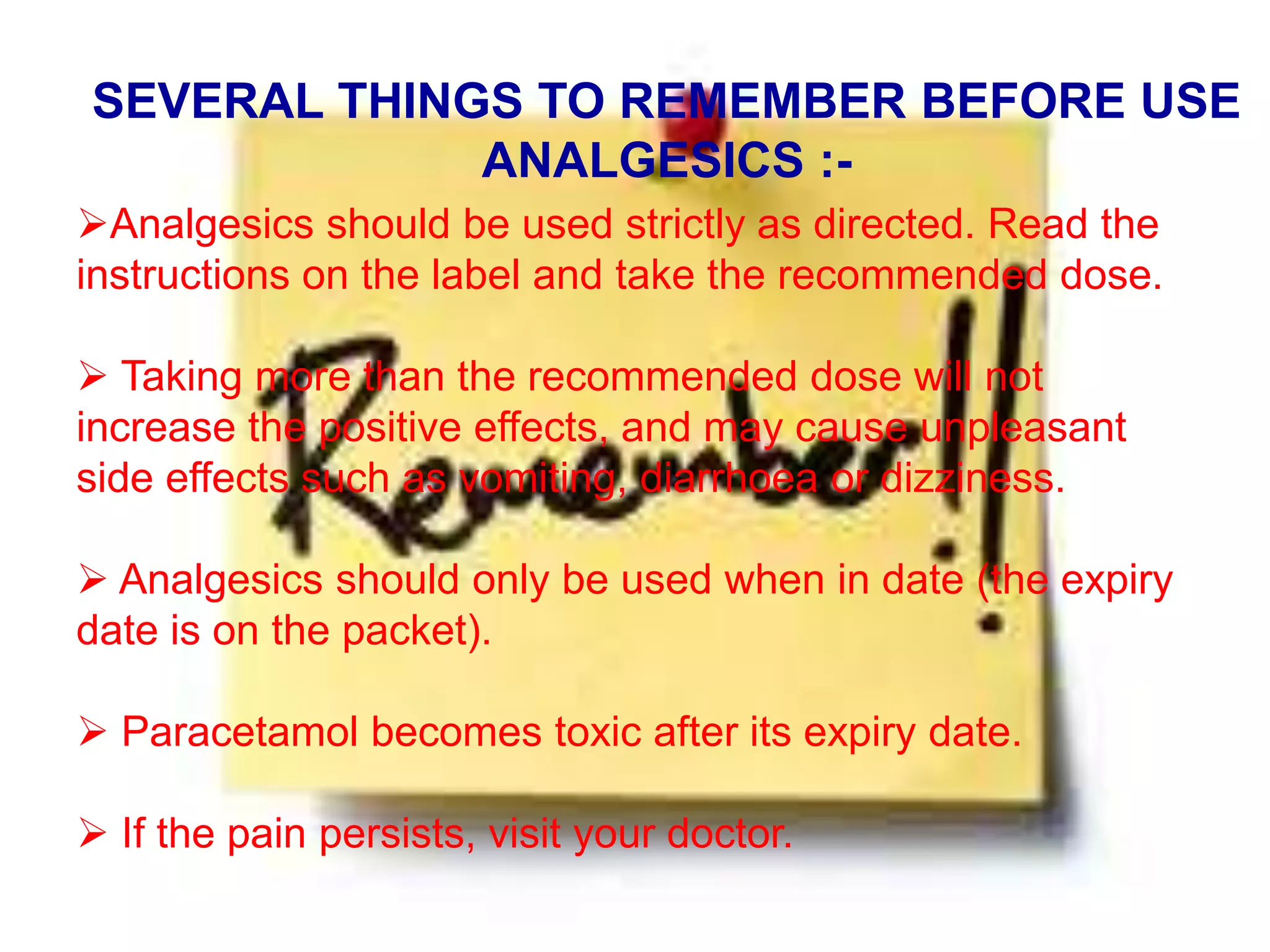 Painkiller (Analgesics) | PPTX