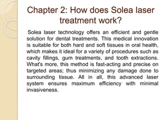 Painless Solea Laser Treatment for kids dentistry | PPT