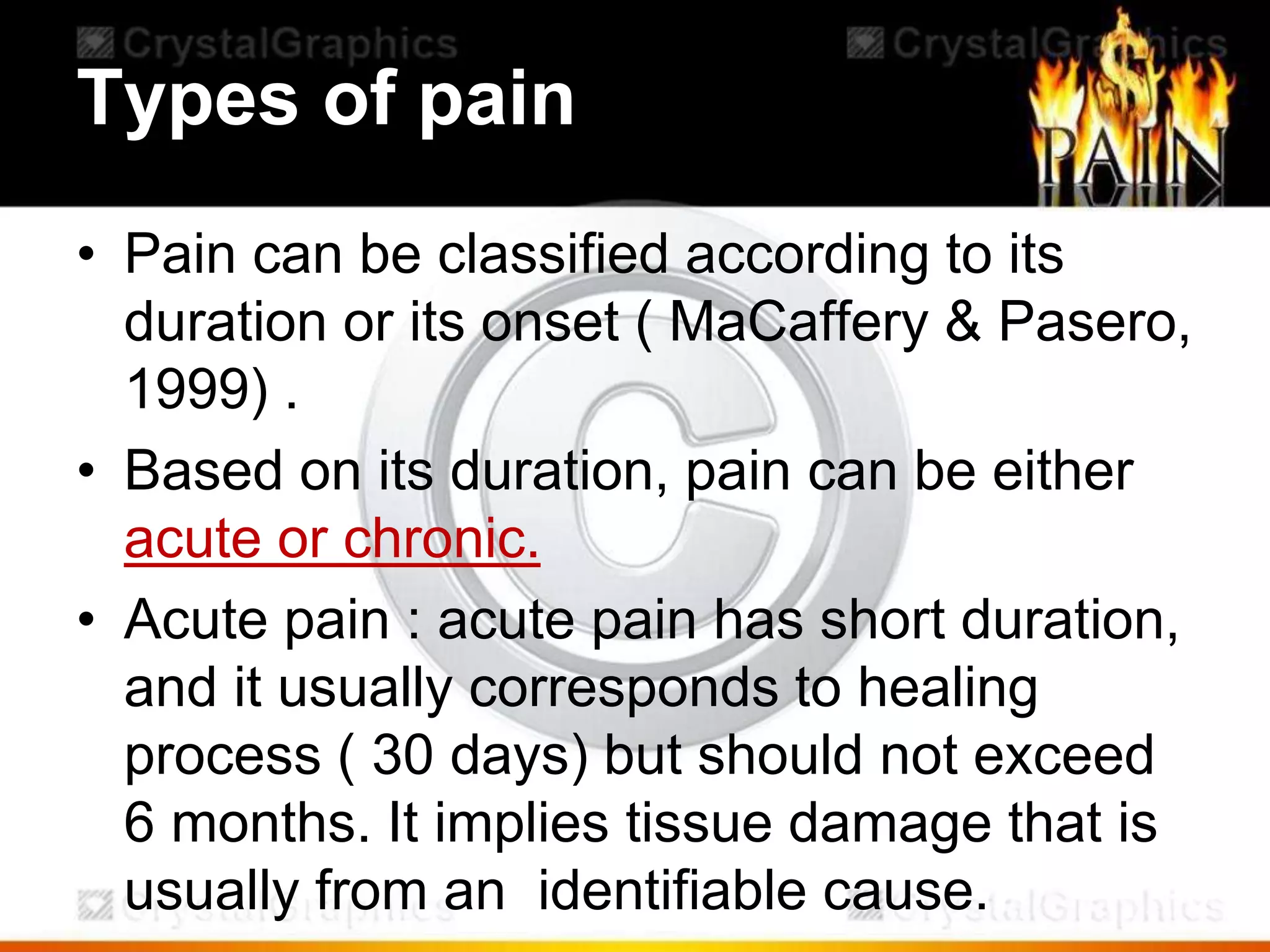 Pain ( M.Sc Nursing) | PPTX