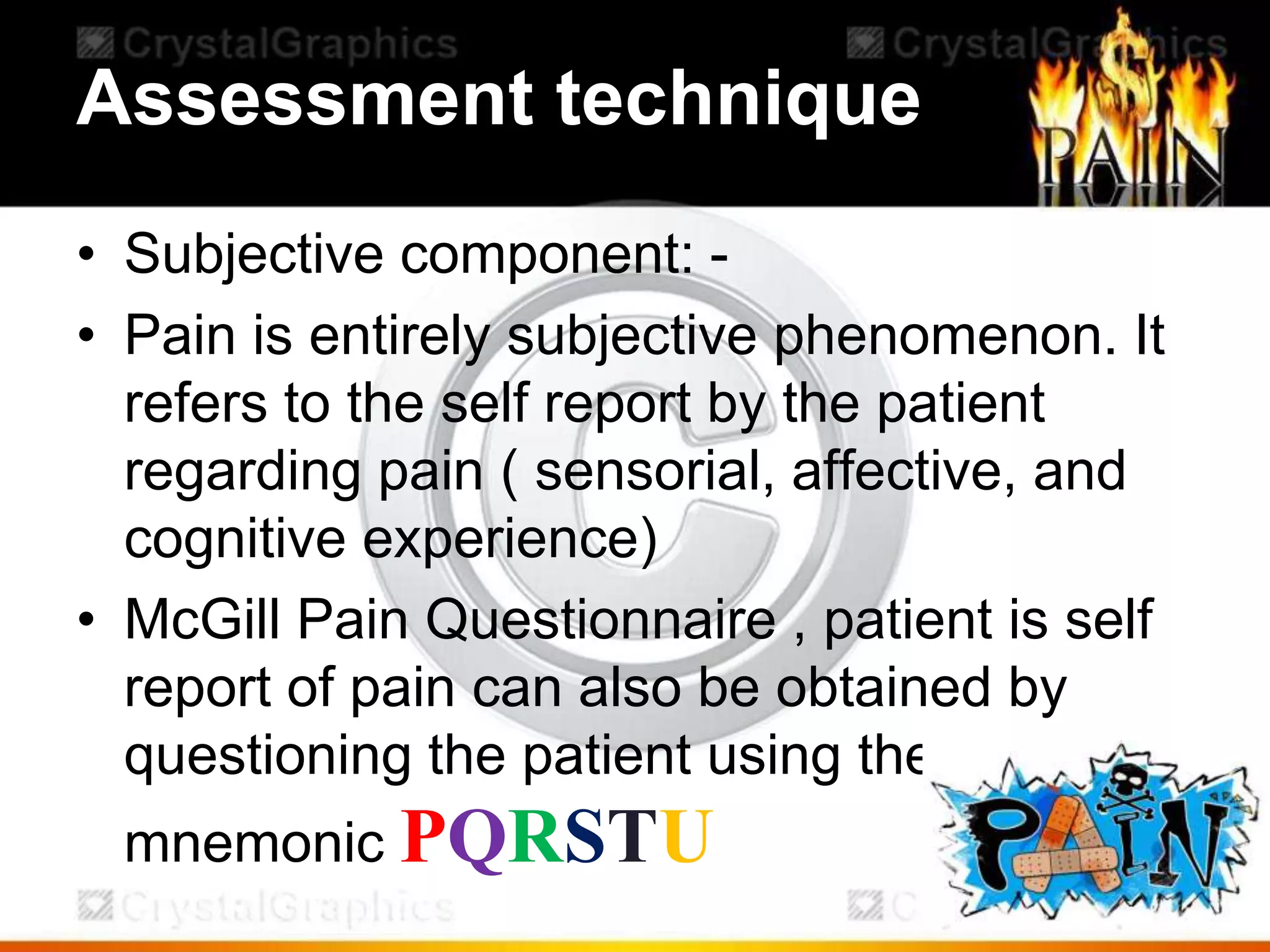 Pain ( M.Sc Nursing) | PPTX