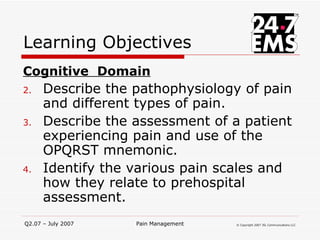 Pain Management | PPT