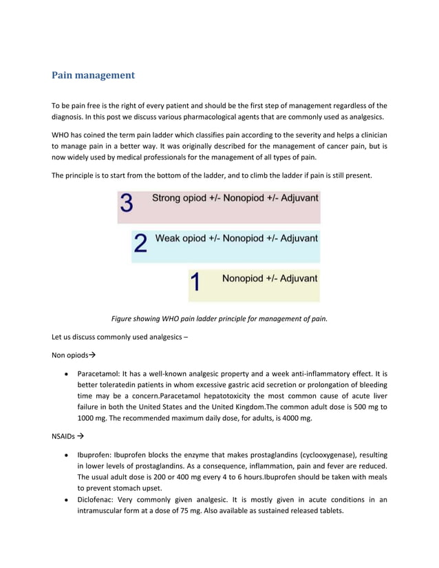 Pain Management | PDF