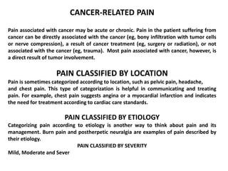 Pain management | PPTX