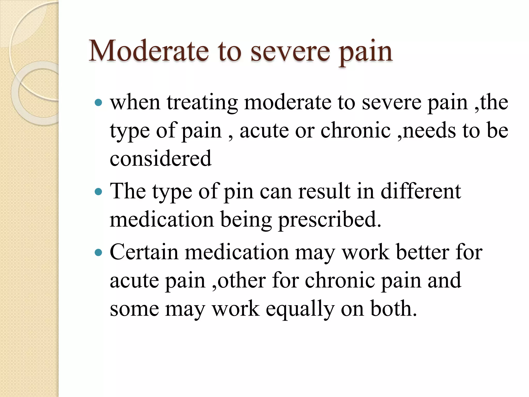 Pain management | PPTX