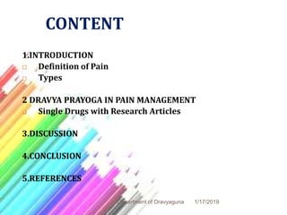 Pain management | PPT