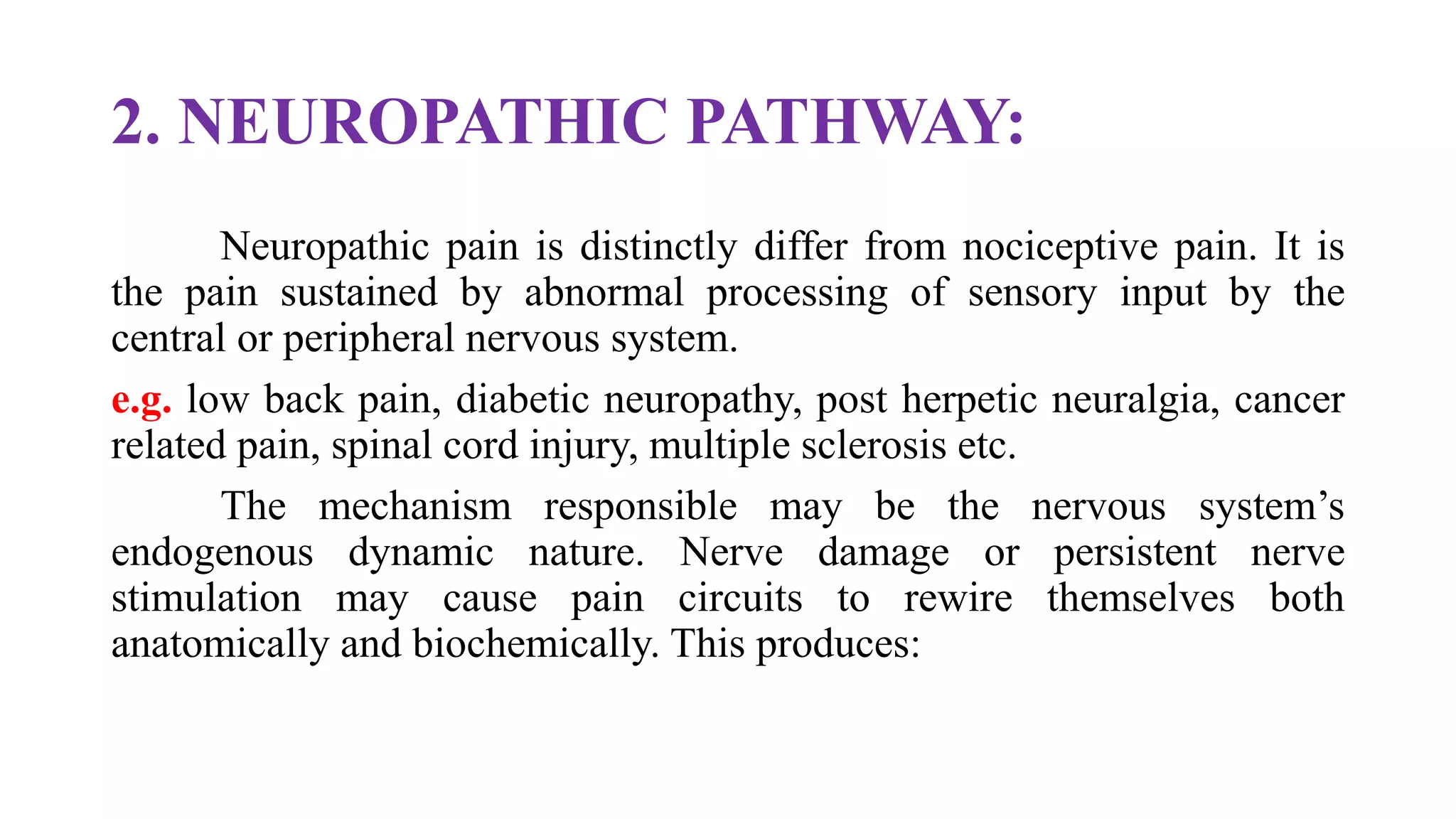 Pain pathways & Pain management for Pharm.D | PPTX