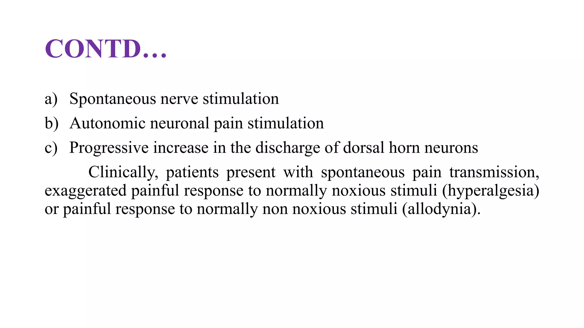 Pain pathways & Pain management for Pharm.D | PPTX