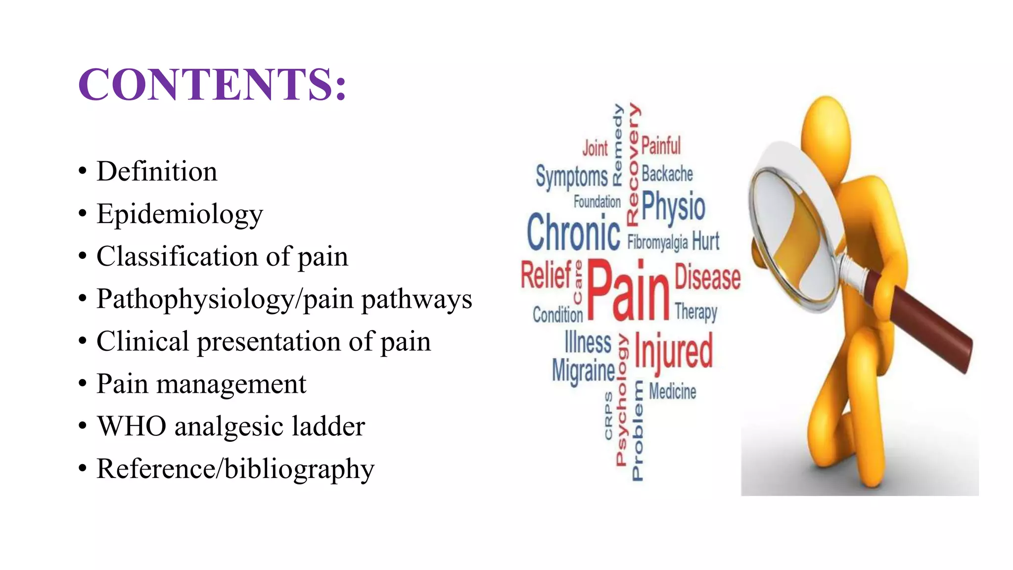 Pain pathways & Pain management for Pharm.D | PPTX