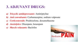 Pain pathways & Pain management for Pharm.D | PPTX
