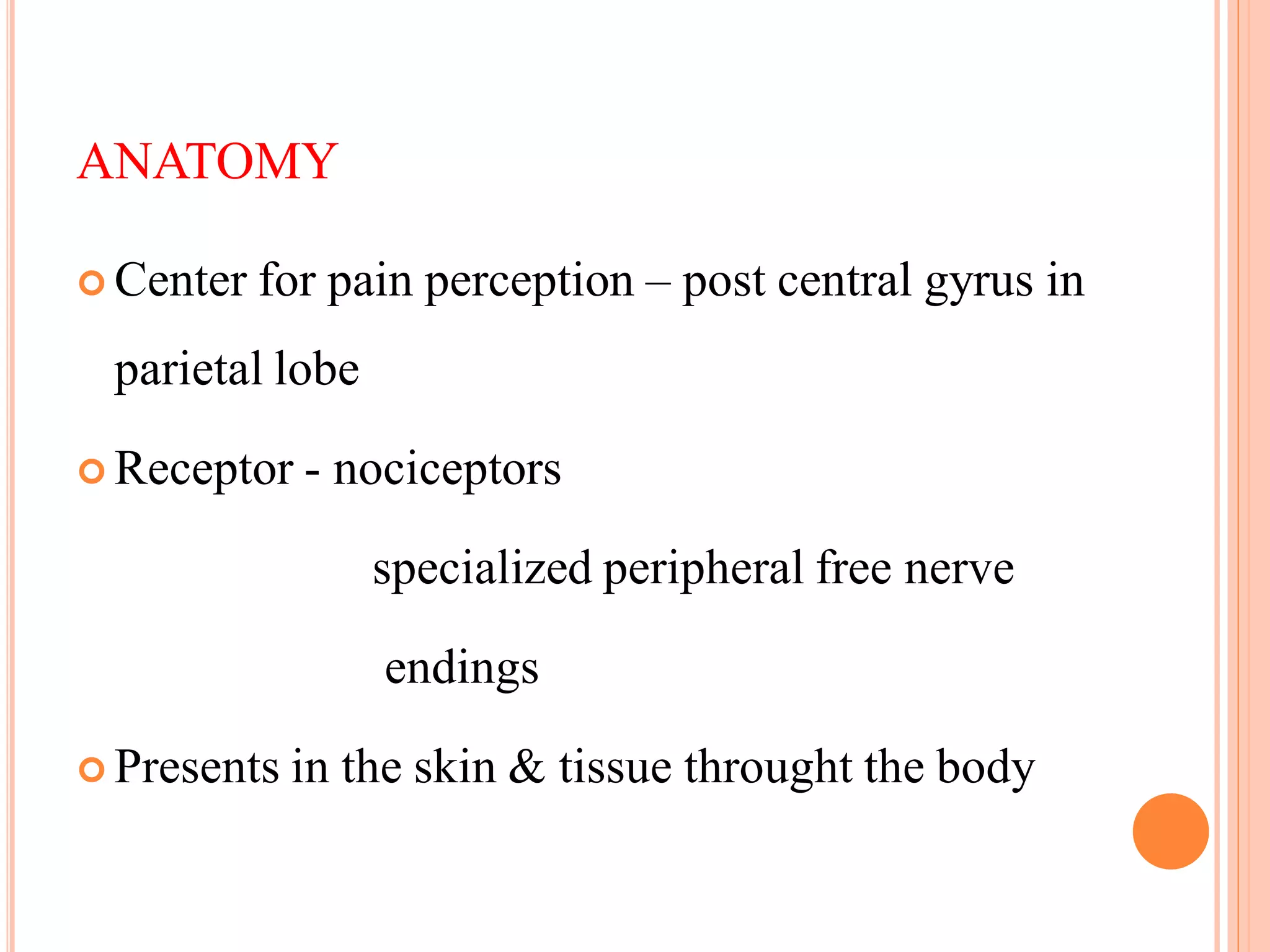 Pain and its management | PDF