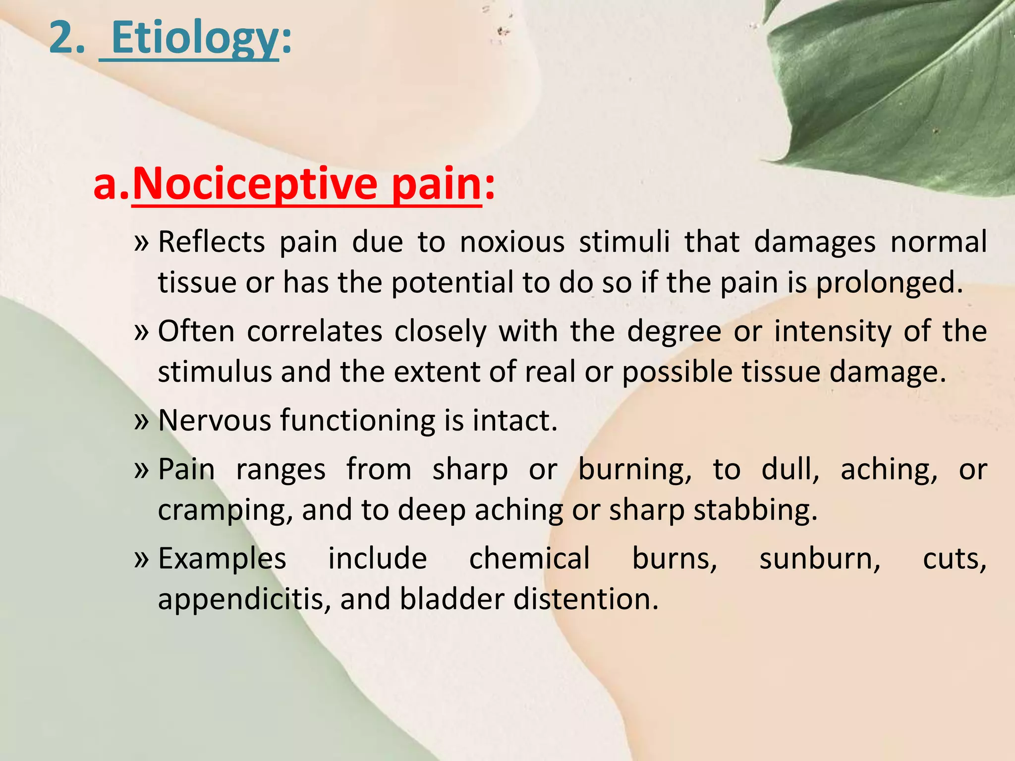 Pain management for School Age | PPT