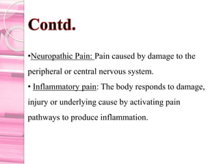 Pain Management: Physiology of Pain, Pain Management | PDF