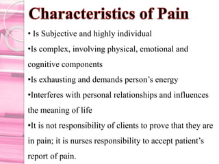 Pain Management: Physiology of Pain, Pain Management | PDF