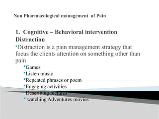Pain management.Ppt for nurses and paramedical staff | PPT