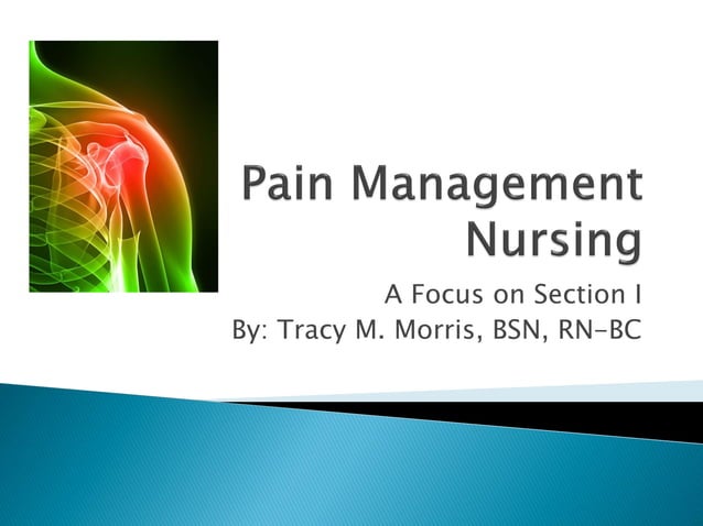 Pain management certification session 1 | PPT