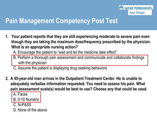 Pain managementcompetency | PPT