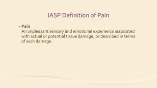 Pain Management Concept | PPT