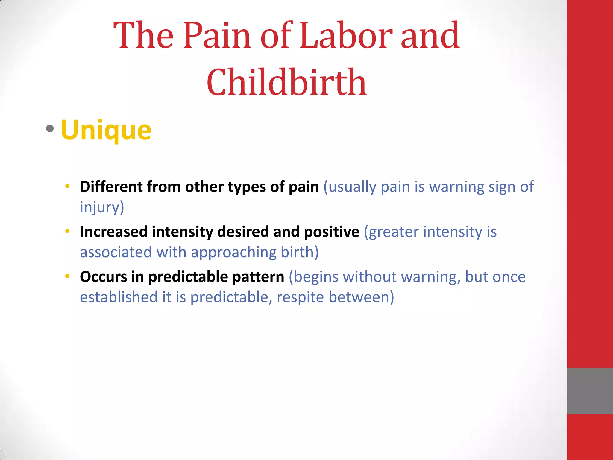 Pain management during labor | PPTX