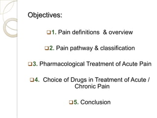 Pain management for nurses | PPTX