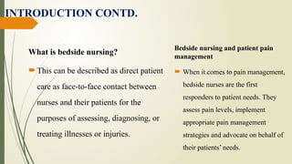 PAIN MANAGEMENT IN BEDSIDE NURSING.pptx