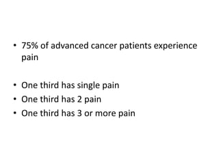 Pain management in cancer | PPTX