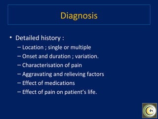 Pain management in cancer patients | PPT