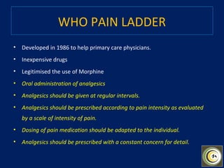 Pain management in cancer patients | PPT