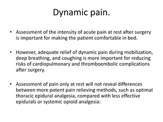 Pain management in cardiac sx | PPTX