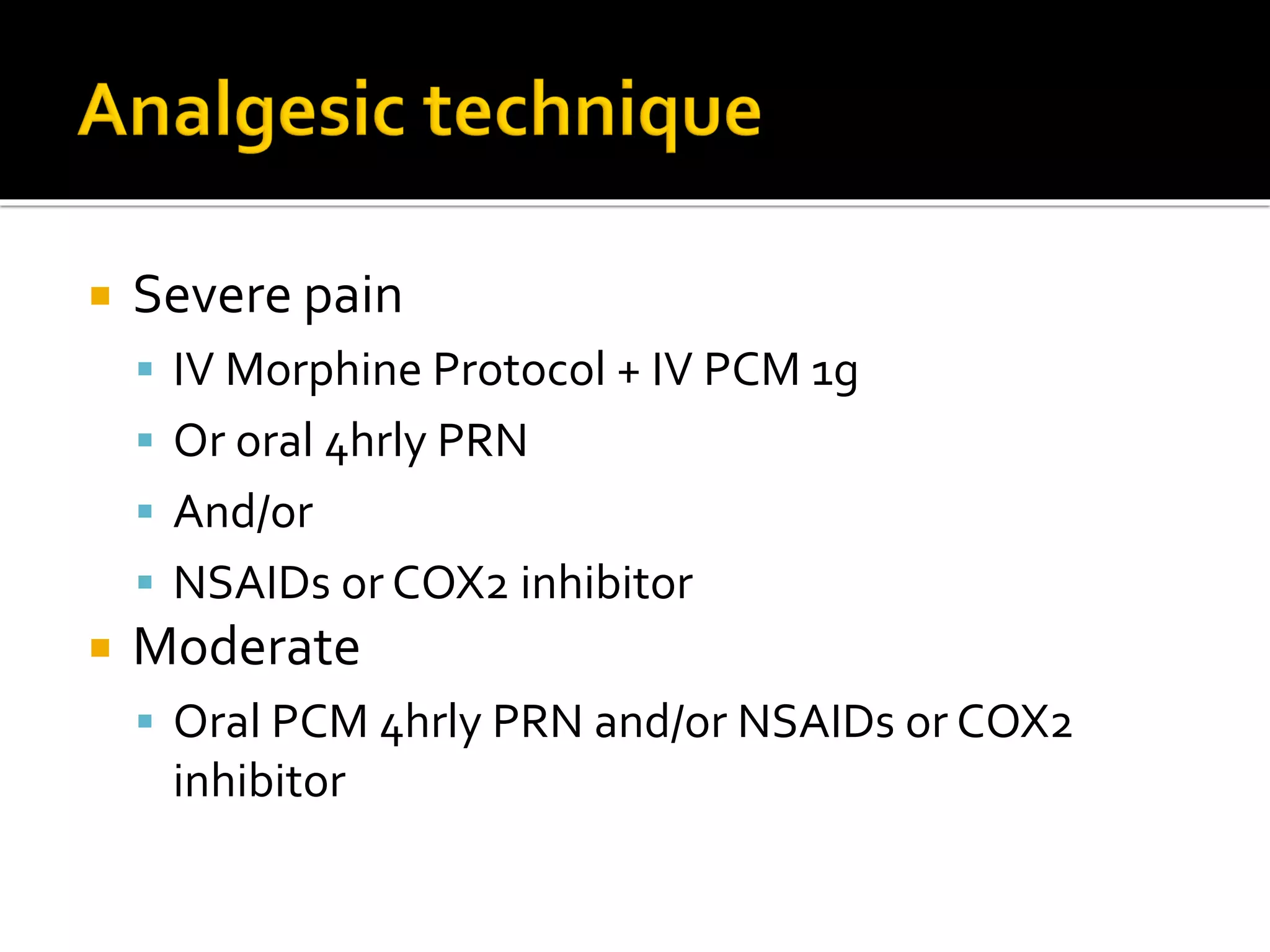 Pain management in emergency | PDF