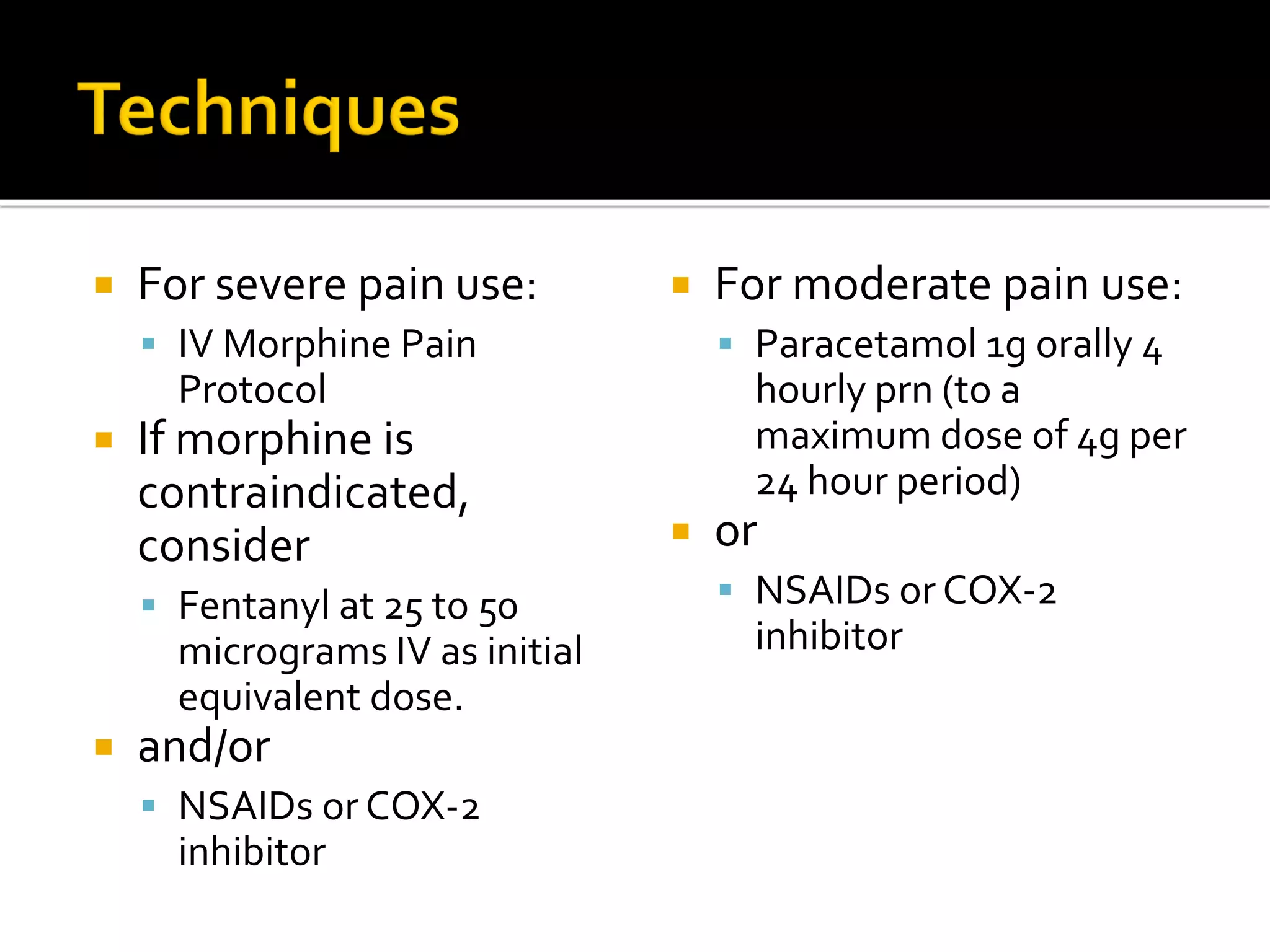 Pain management in emergency | PDF