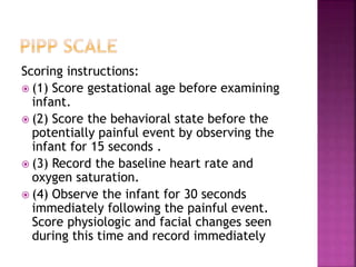 Pain management in neonates | PPTX