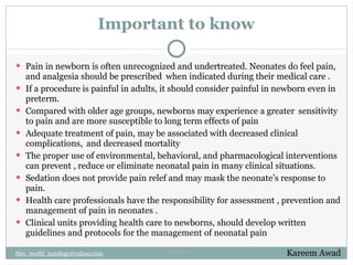 PAIN MANAGEMENT IN NEONATES PRESENTATION .pptx