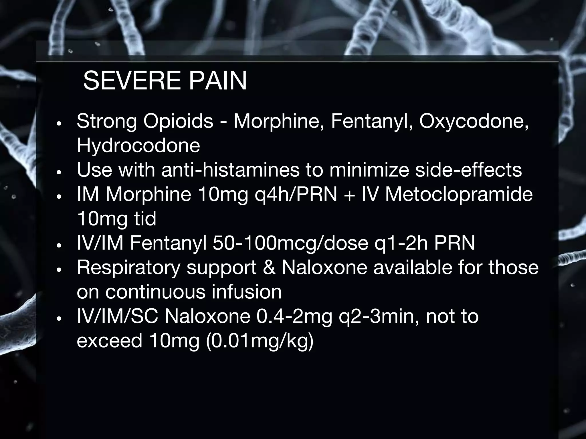 Pain Management in Oncology | PPTX