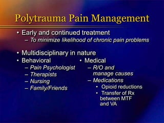 Pain Management Polytrauma ATLS BURNS.ppt