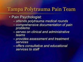 Pain Management Polytrauma ATLS BURNS.ppt