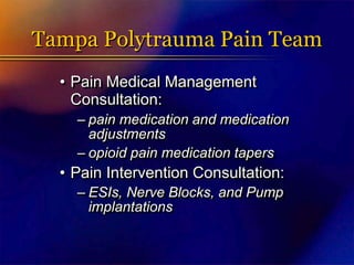 Pain Management Polytrauma ATLS BURNS.ppt