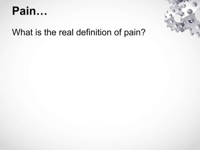 Pain management | PPT