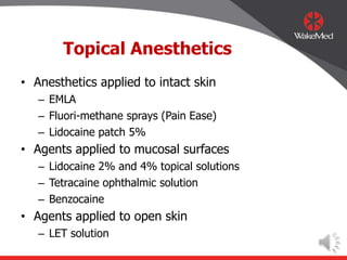Pain Management Education - WakeMed Pharmacy | PPTX