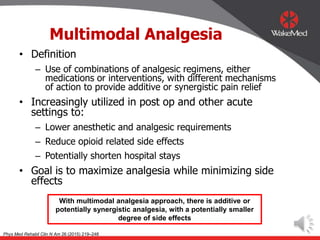 Pain Management Education - WakeMed Pharmacy | PPTX